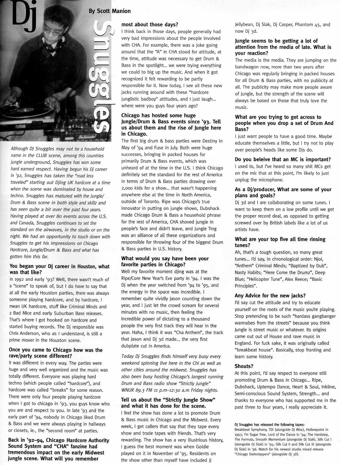 An Interview from 1997 – Michael Shum